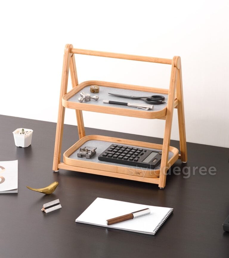 Gaia 2-Tier Standing & Countertop Shelf | Bathroom & Kitchen Organizers