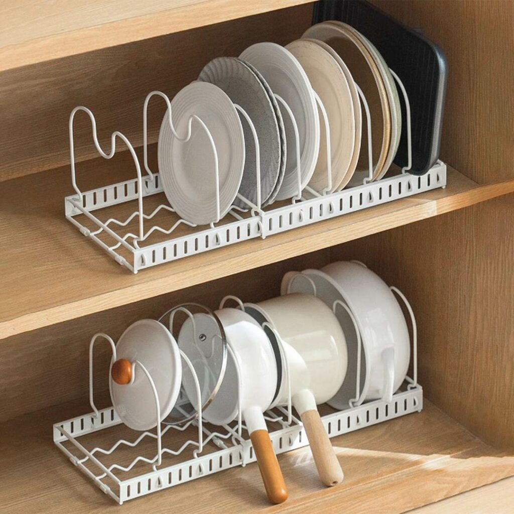 Extendable Pots & Pans Adjustable Rack | Kitchen Cabinet | Style Degree