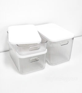 Fluted Storage Box (With Lid) | Storage & Organization