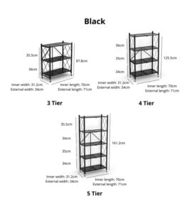 Luxe Rollable & Foldable Storage Rack | Boltless Storeroom Rack