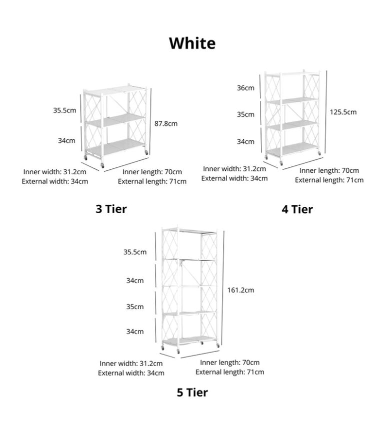 Luxe Rollable & Foldable Storage Rack | Boltless Storeroom Rack