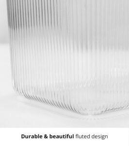 Fluted Storage Box (With Lid) | Storage & Organization