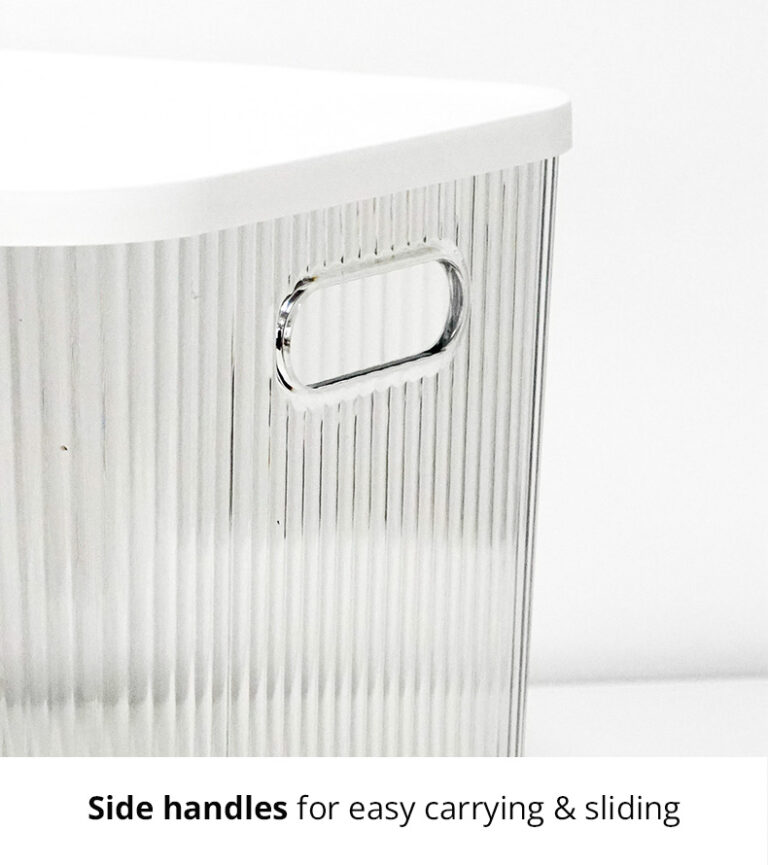 Fluted Storage Box (With Lid) | Storage & Organization