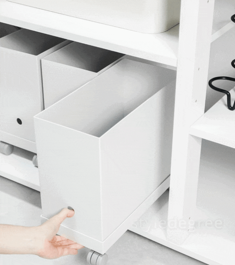 Slate Customisable Storage Box | With Lid & Wheels | Style Degree