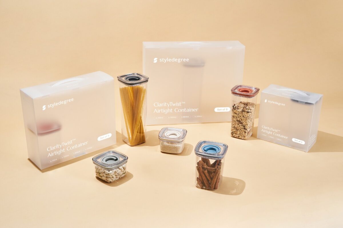 ClarityTwist™ Airtight Container | Leakproof Food Storage | 1600ml